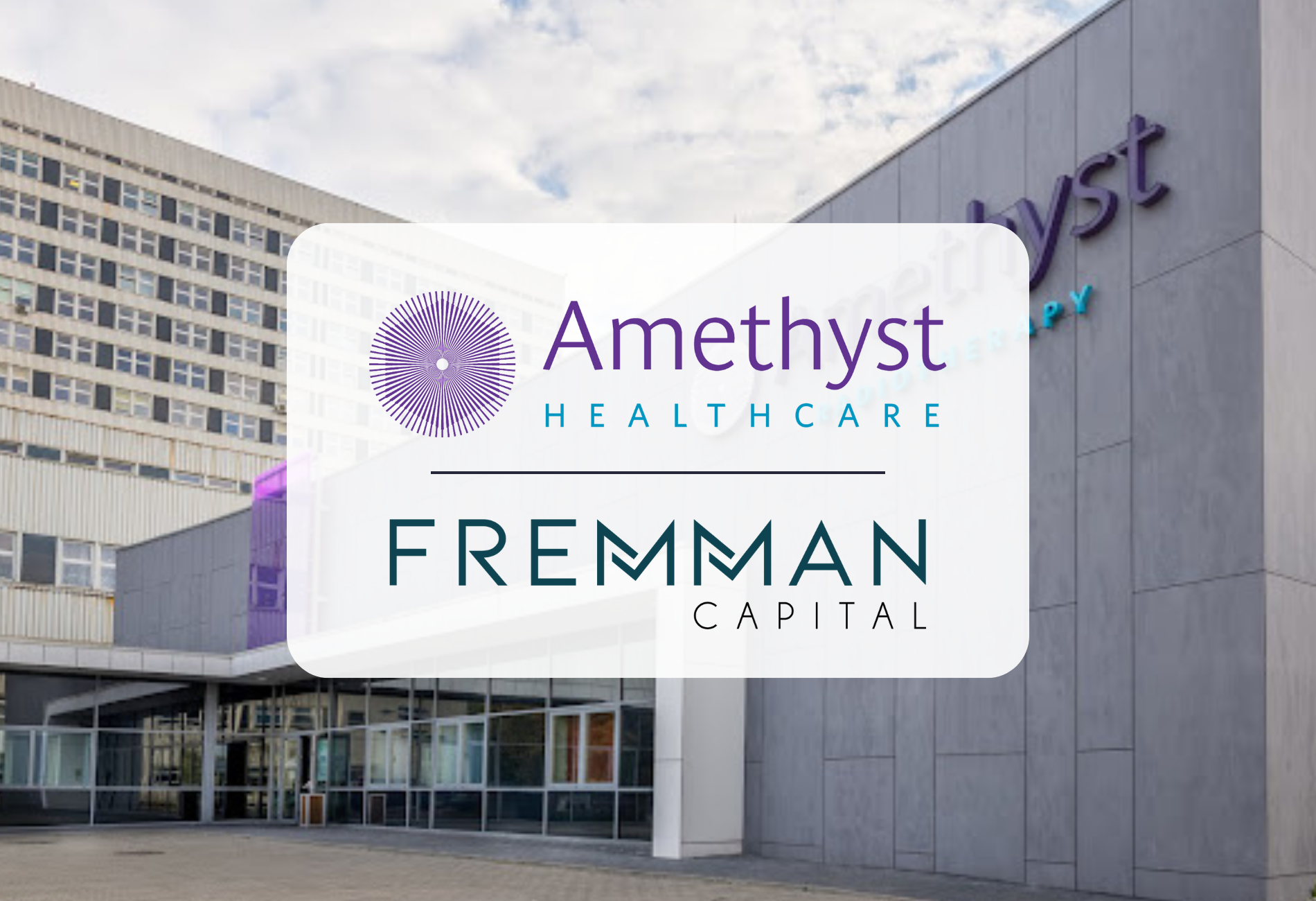 Amethyst Radiothérapie rejoint Fremman Capital pour sa croissance